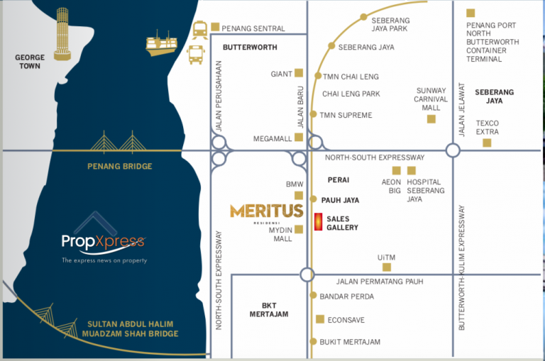 Meritus Residensi @ Jalan Baru Prai Penang • PropXpress